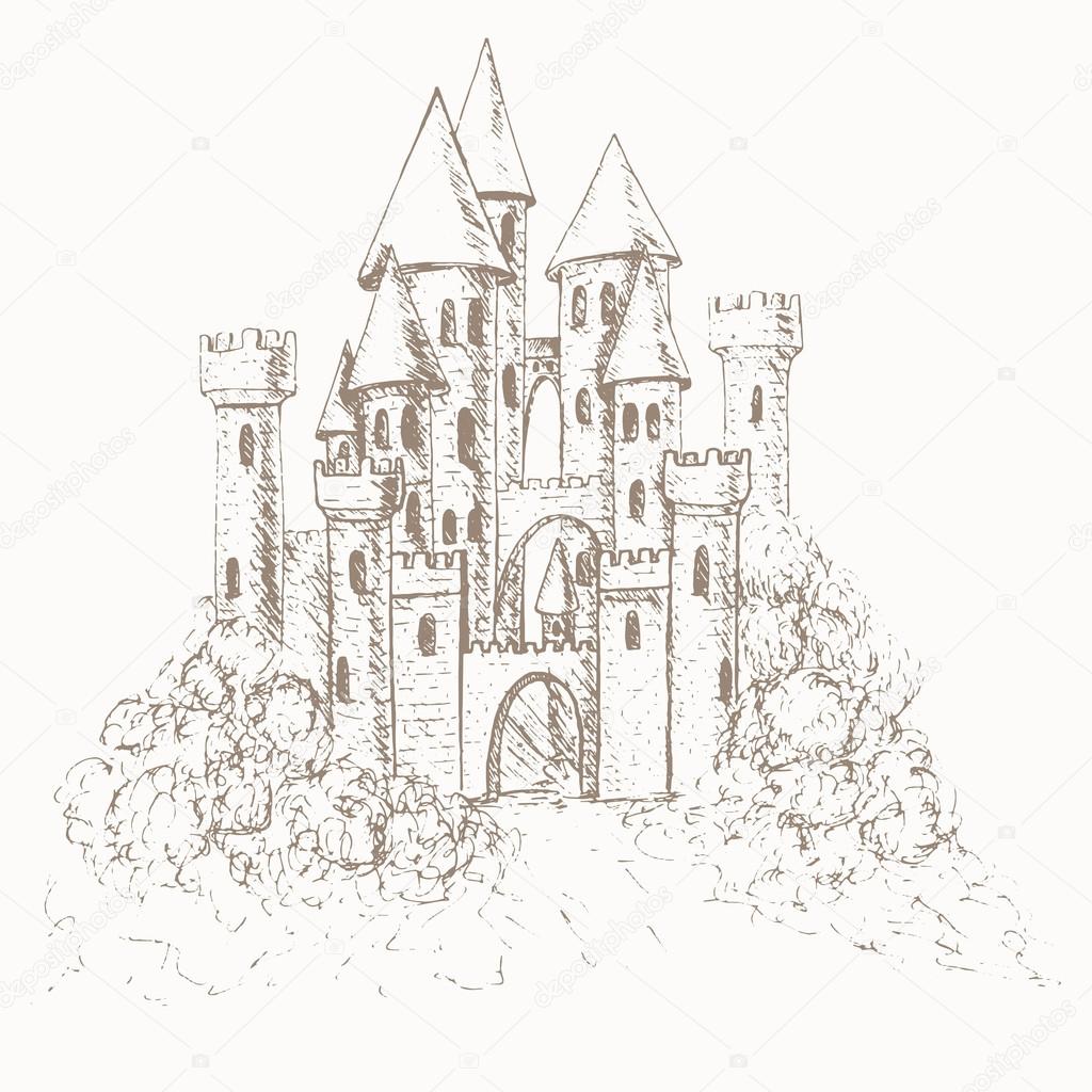 Castle sketch Stock Vector Image by ©nordfox #80671864