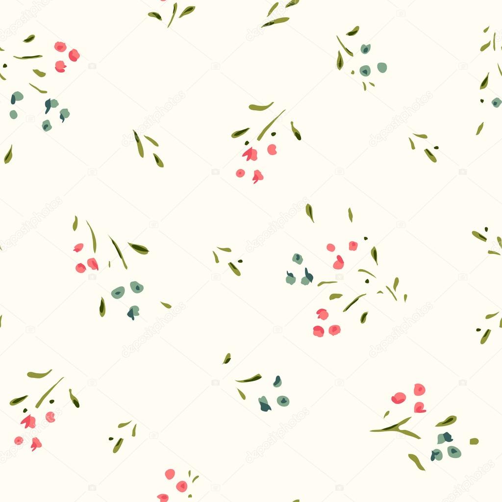 Small flower pattern — Stock Vector © nordfox #84581442
