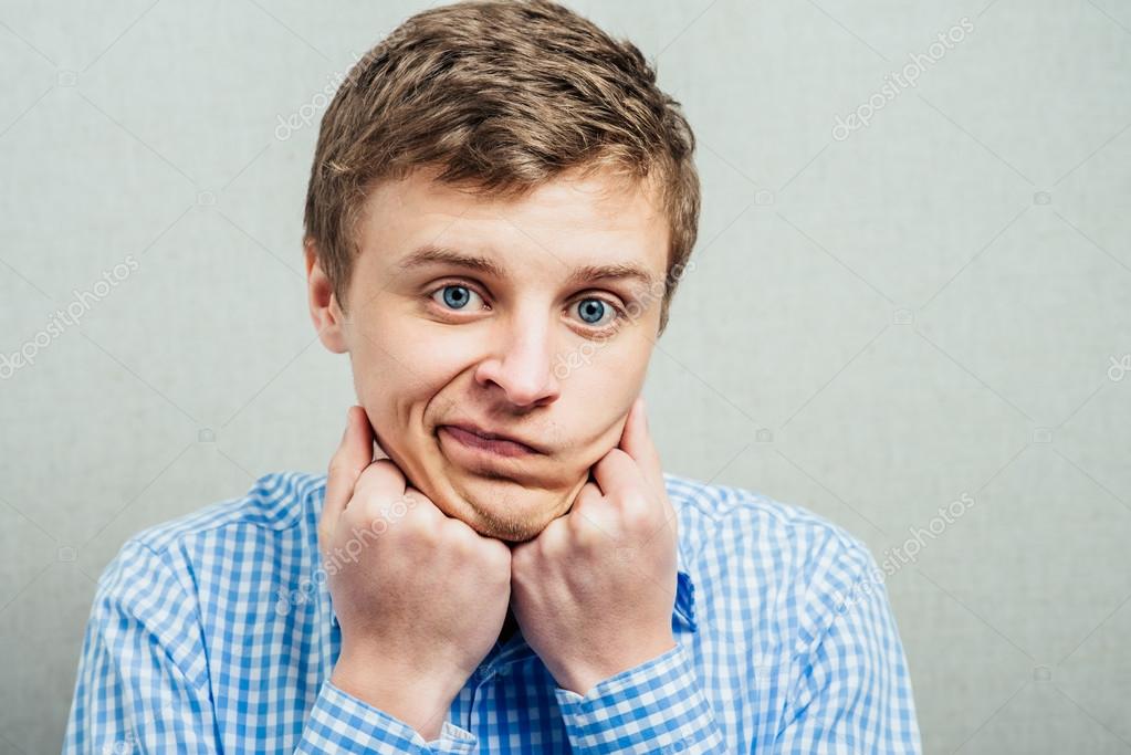 Man making funny face Stock Photo by ©file404 114067106