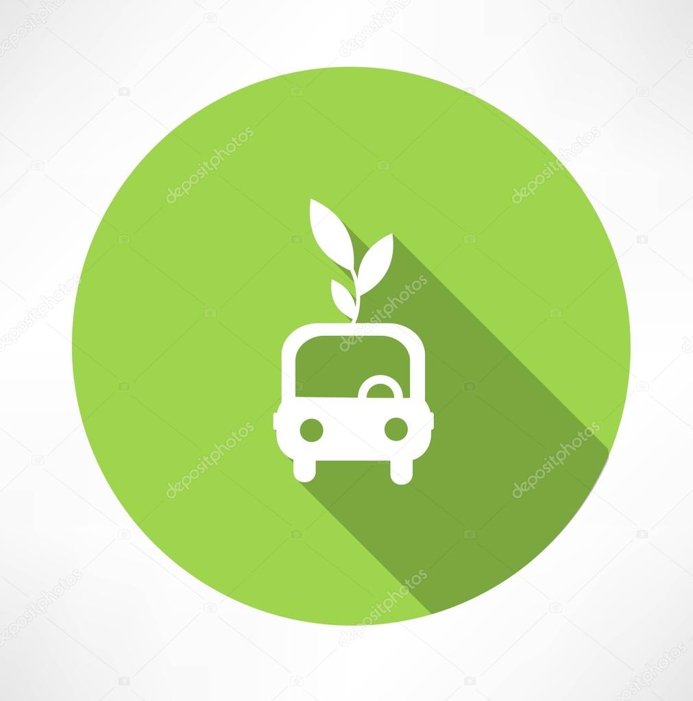 Eco car icon Stock Vector Image by ©file404 #55702273