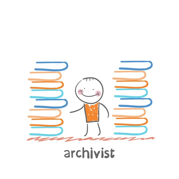 O bibliotecário Vector Art Stock Images | Depositphotos