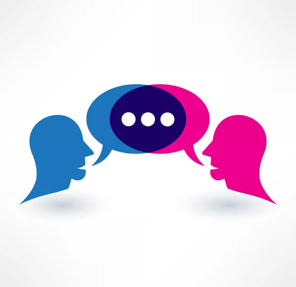 Dialogue logo images vectorielles, Dialogue logo vecteurs libres de ...