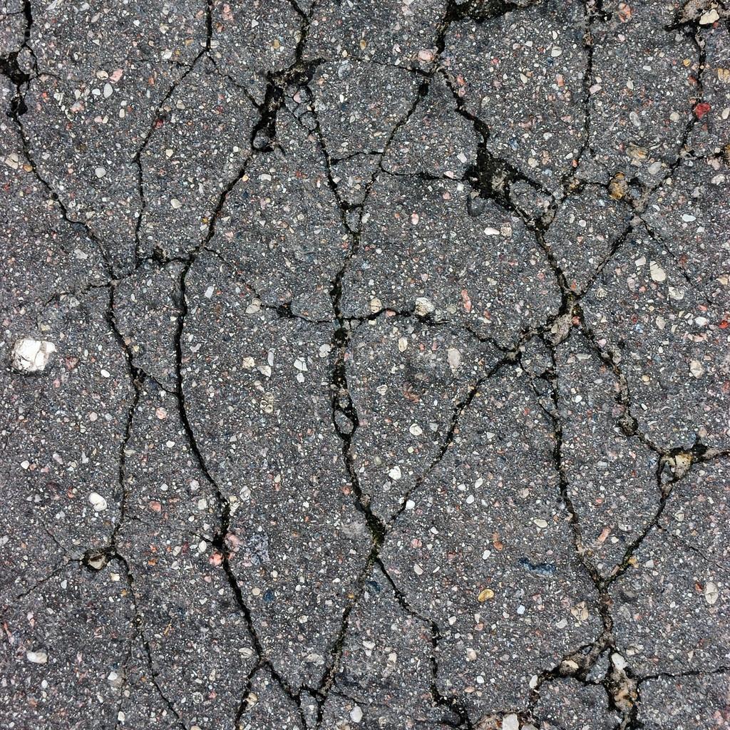 Old aged weathered cracked tarmac texture, large detailed damaged ...