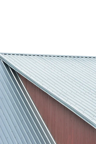 Industrial building roof sheets, grey steel rooftop pattern, bright ...