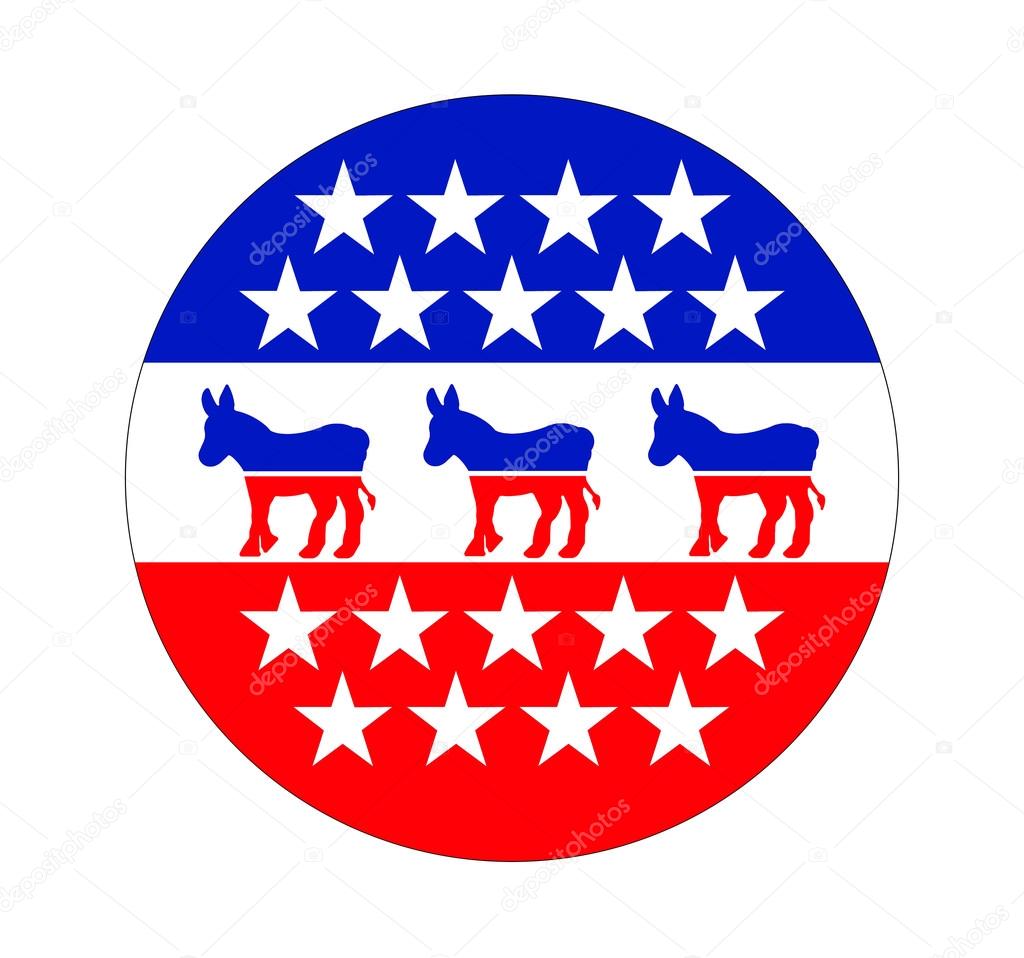 A Democrat button, sign Stock Photo by ©ruxpriencdiam 69673673