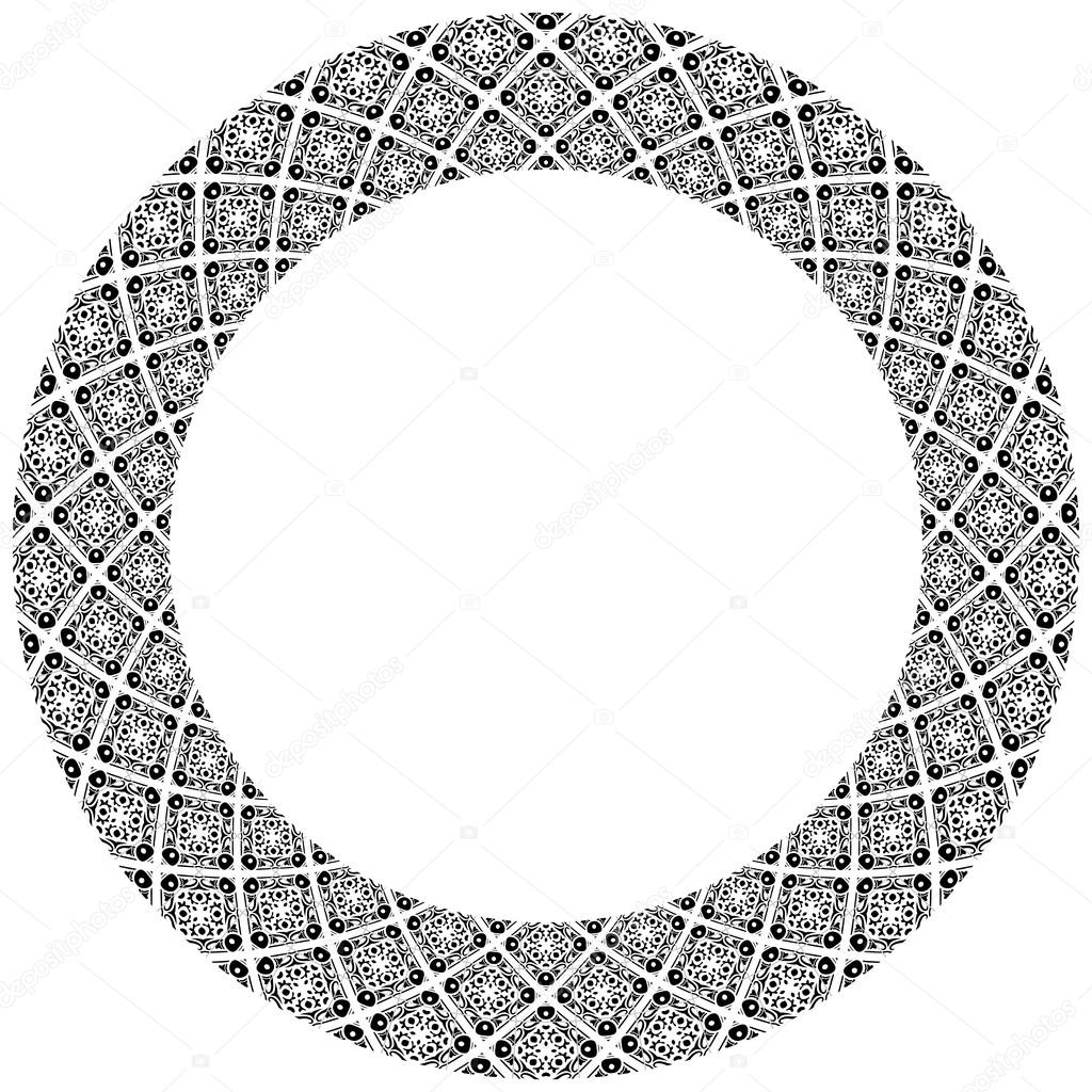 Círculo de decorativo ilustrado — Vetor de Stock © nahhan #87581382