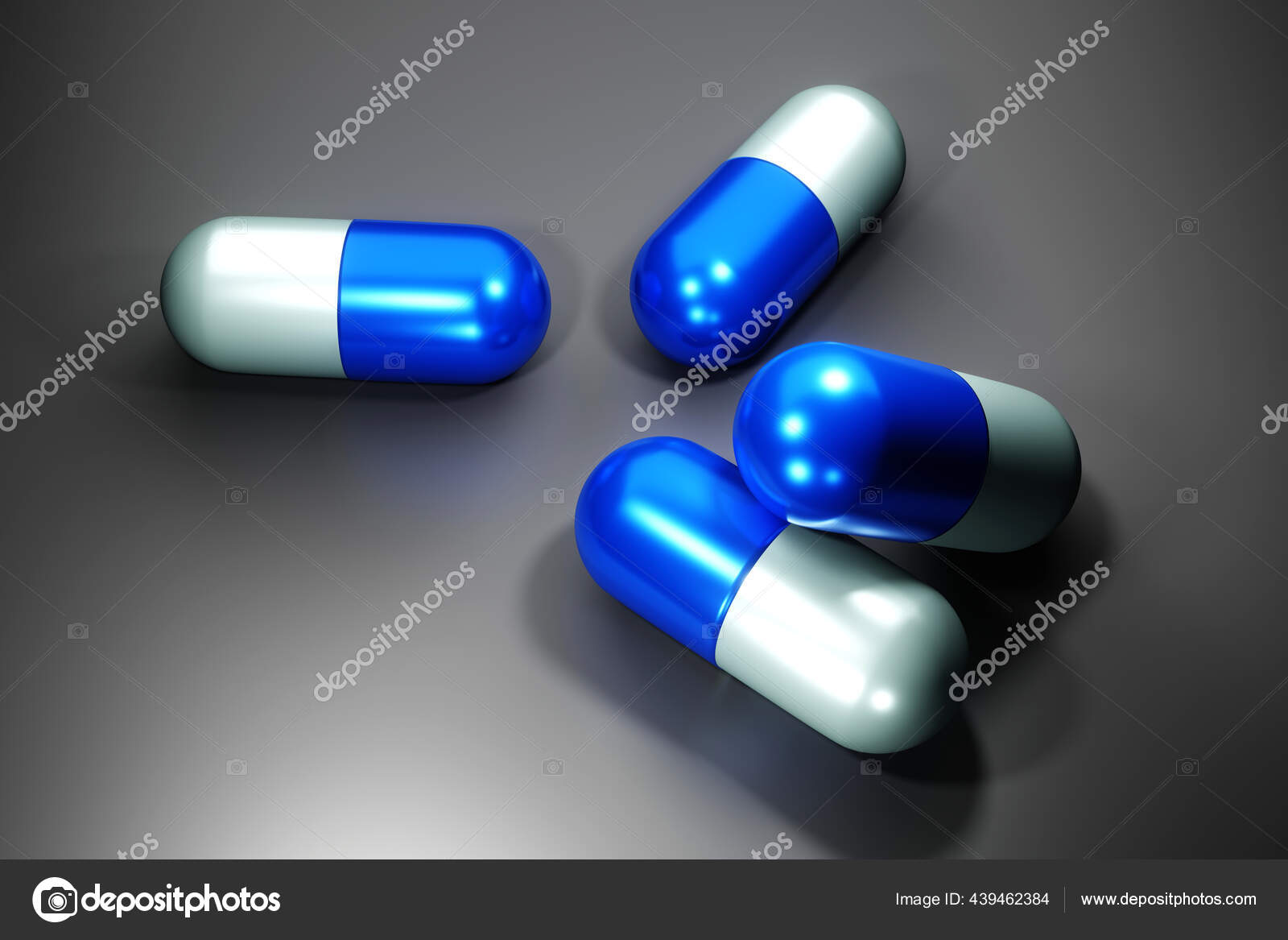 Pharmaceutical Capsules Illustration — Stock Photo © Spectral #439462384