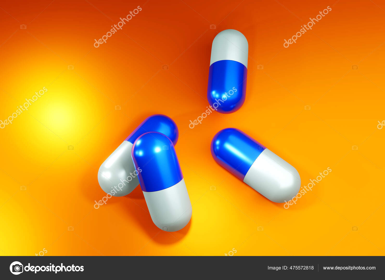 Pharmaceutical Capsules Illustration — Stock Photo © Spectral #475572818