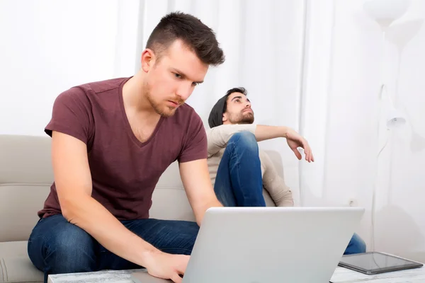 Men on computer Stock Photos, Royalty Free Men on computer Images ...