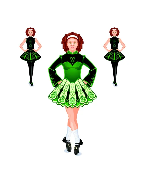 Irish girl Stock Vectors, Royalty Free Irish girl Illustrations ...