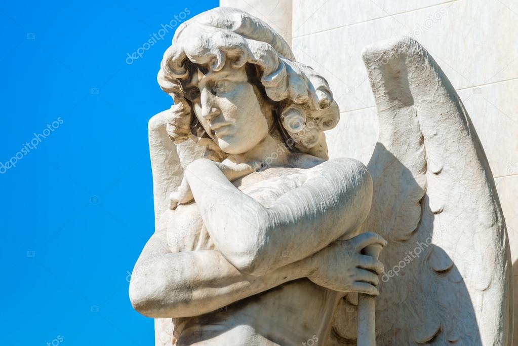 Beautiful young male angel Stock Photo by ©kmiragaya 55781619