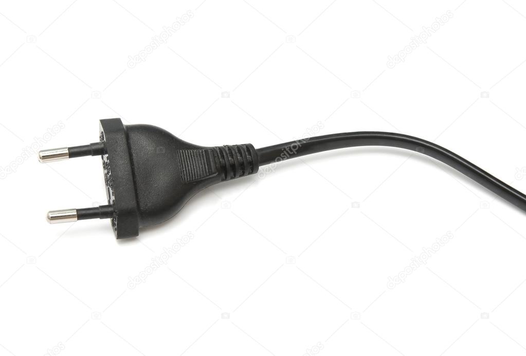 Electric plug on white background Stock Photo by ©ibphoto 112716762