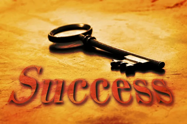 Golden key to success — Stock Photo © nupix #53514771