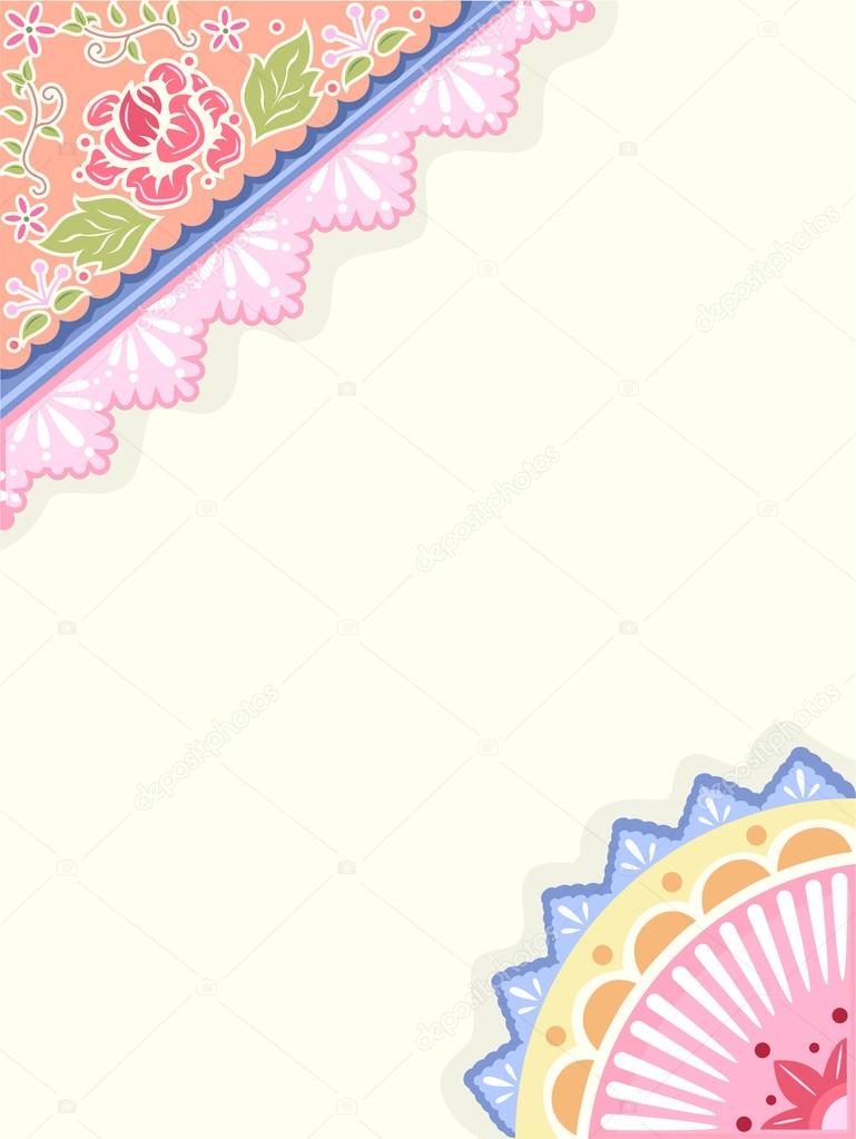 Pink Corner Manger Clipart