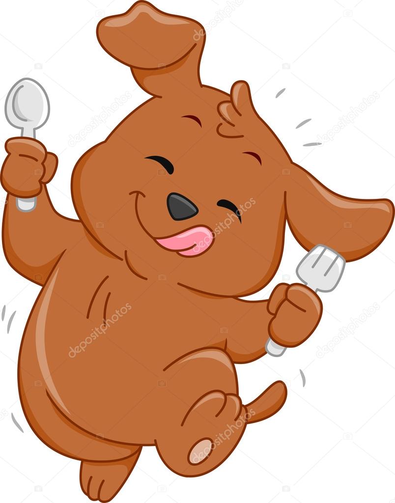 Hungry Dog Cartoon
