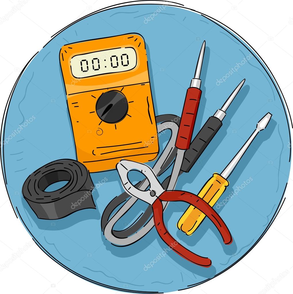 Electrical Tools Icon Stock Illustration by ©lenmdp #58948641