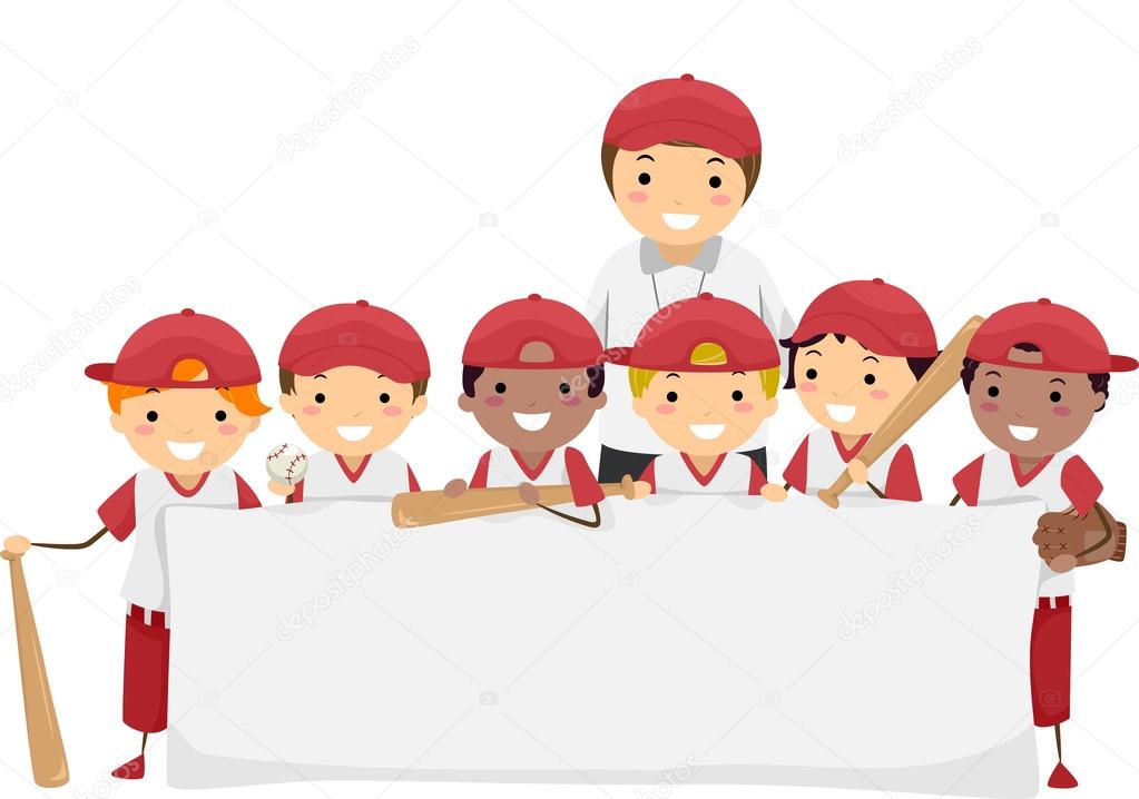 Baseball Team Banner Stock Illustration by ©lenmdp #58949163