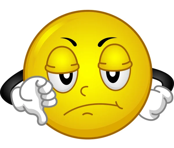 Zingen smiley — Stockfoto © lenmdp #10118098