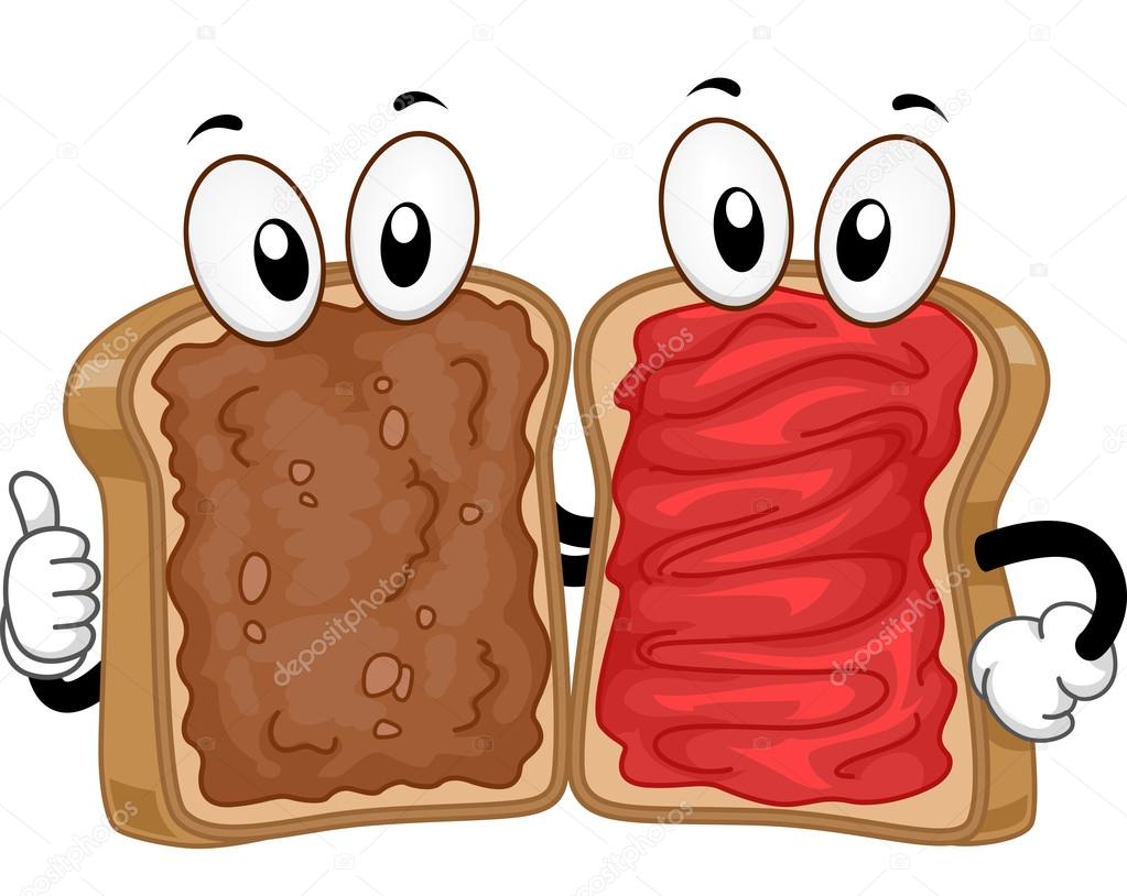 Clip Art Sandwich Peanut Butter And Jelly