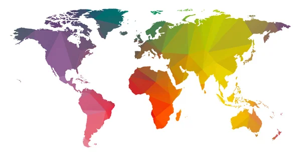 Rounded world map on white background in ultra violet color. Stock ...