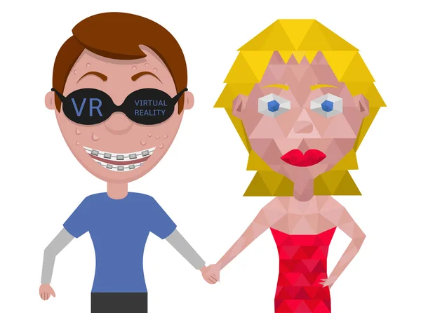 Virtual girlfriend Vector Art Stock Images | Depositphotos