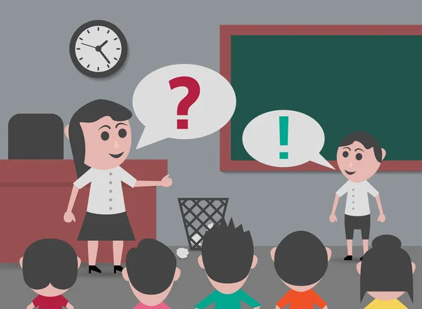 Teacher Asking Questions Clipart