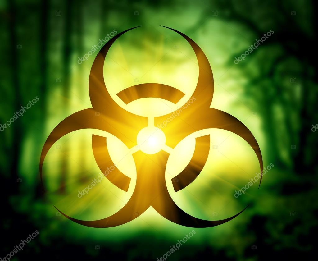 Green Biohazard Icon