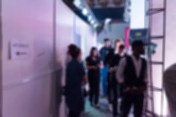 TV show filming backstage blur background - Stock Image - Everypixel