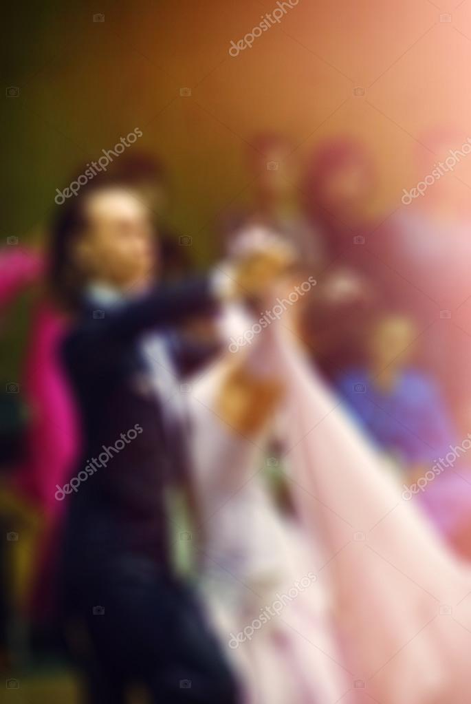 Ballroom dance competition blur background — Stock Photo © nikitabuida ...