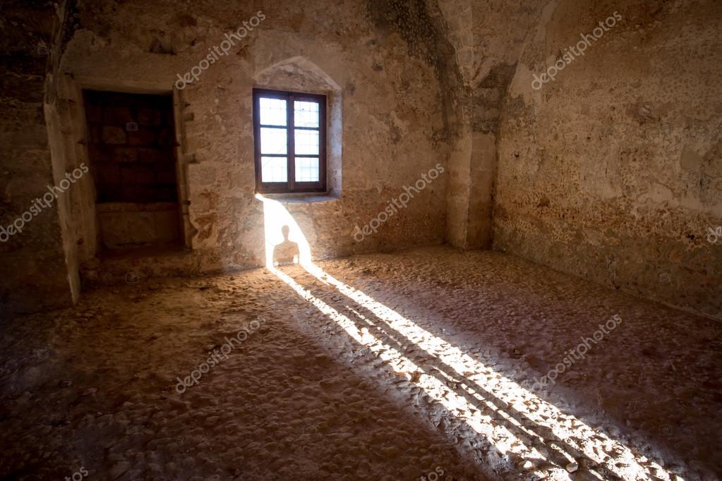 Ancient stone room interior Stock Photo by ©AlexeyZel 92477162