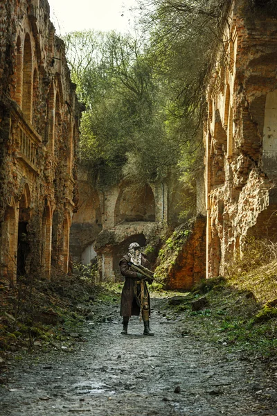 Nuclear post-apocalypse survivor — Stock Photo © zabelin #114284048