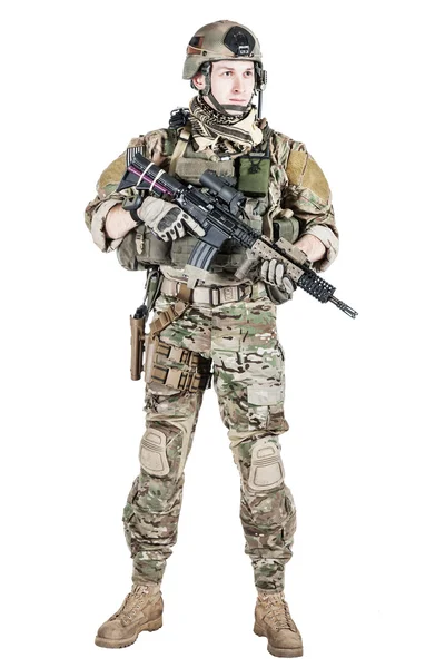 US Army Ranger with weapon — Stock Photo © zabelin #154969020