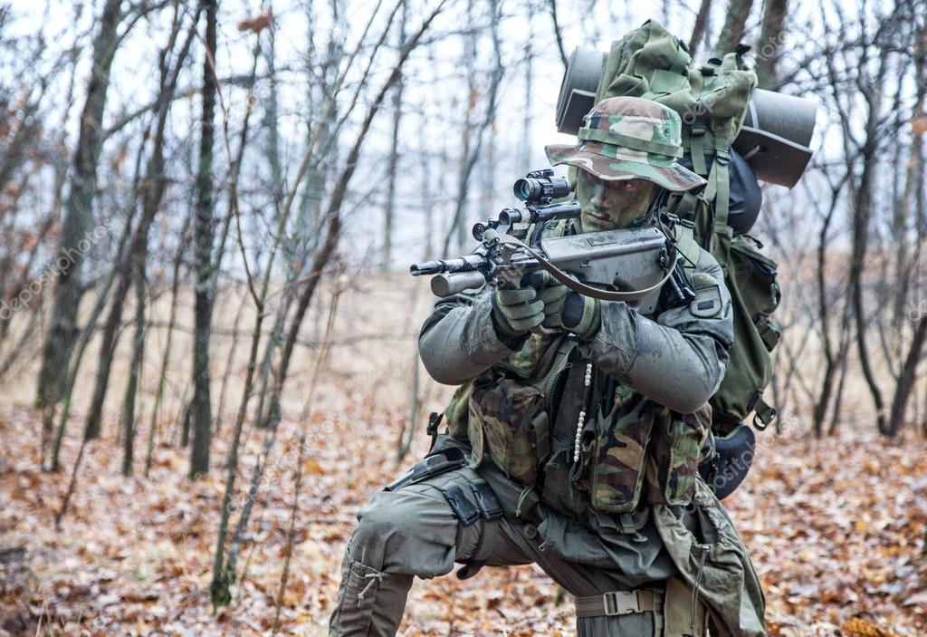 Jagdkommando soldier — Stock Photo © zabelin #63431005