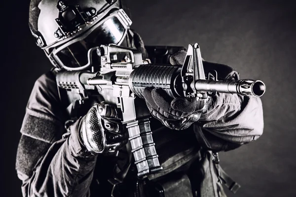 Spec ops police officer SWAT - Stock Image - Everypixel