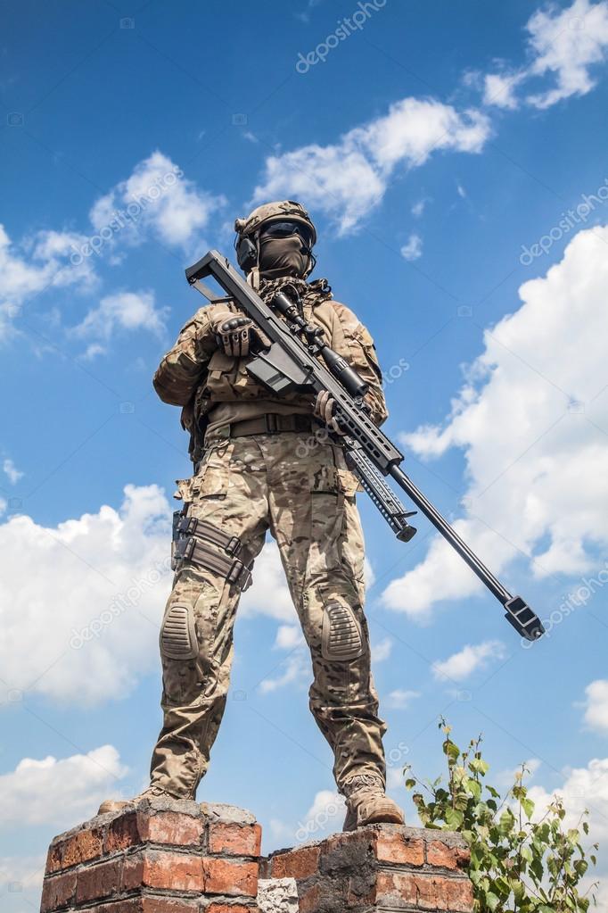 Army Rangers Sniper Rifles Hands On With The Army's New M7 Rifle And