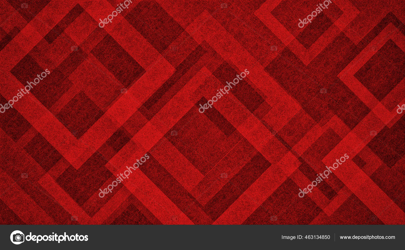 Abstract Red Background Design Diamond Square Shapes Layered Geometric ...