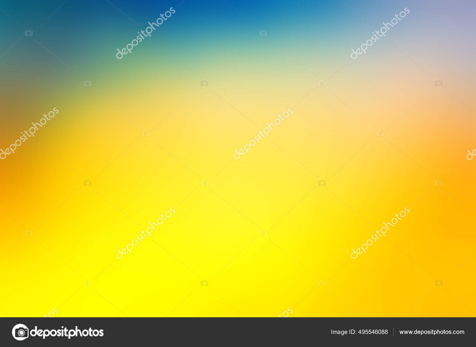 Blurred Yellow Blue Orange Background Soft Blurry Gold Color Colorful ...