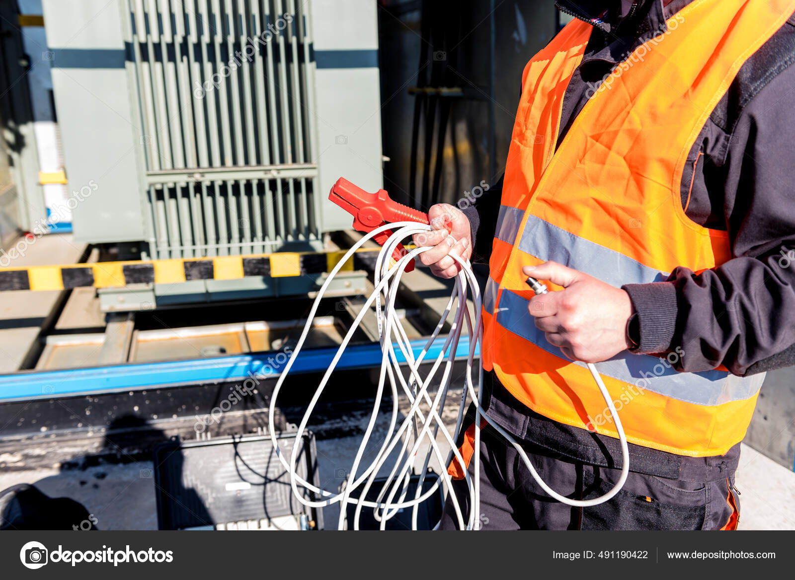 Execution of electrical measuring works on the power transformer ...
