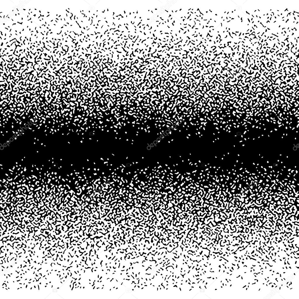 Fondo degradado transparente con partículas de blanco y negro — Archivo ...