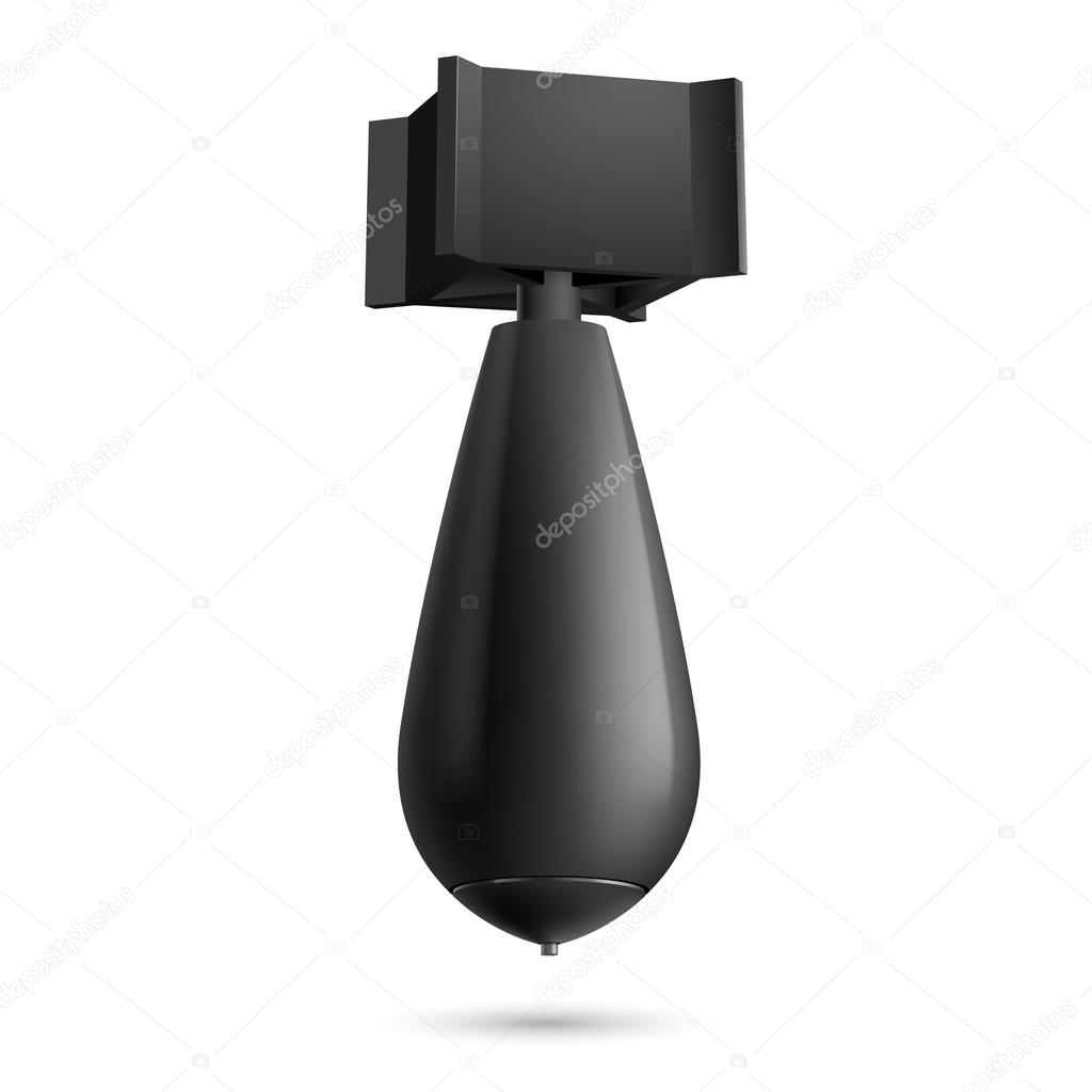Illustration of a black bomb Stock Vector by ©dvargg 67096293