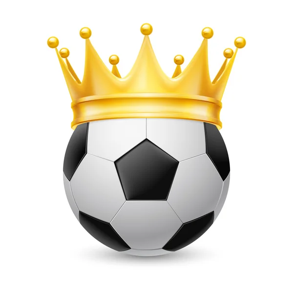 Soccer ball with crown ⬇ Stock Photo, Image by © lina0486 #10820380