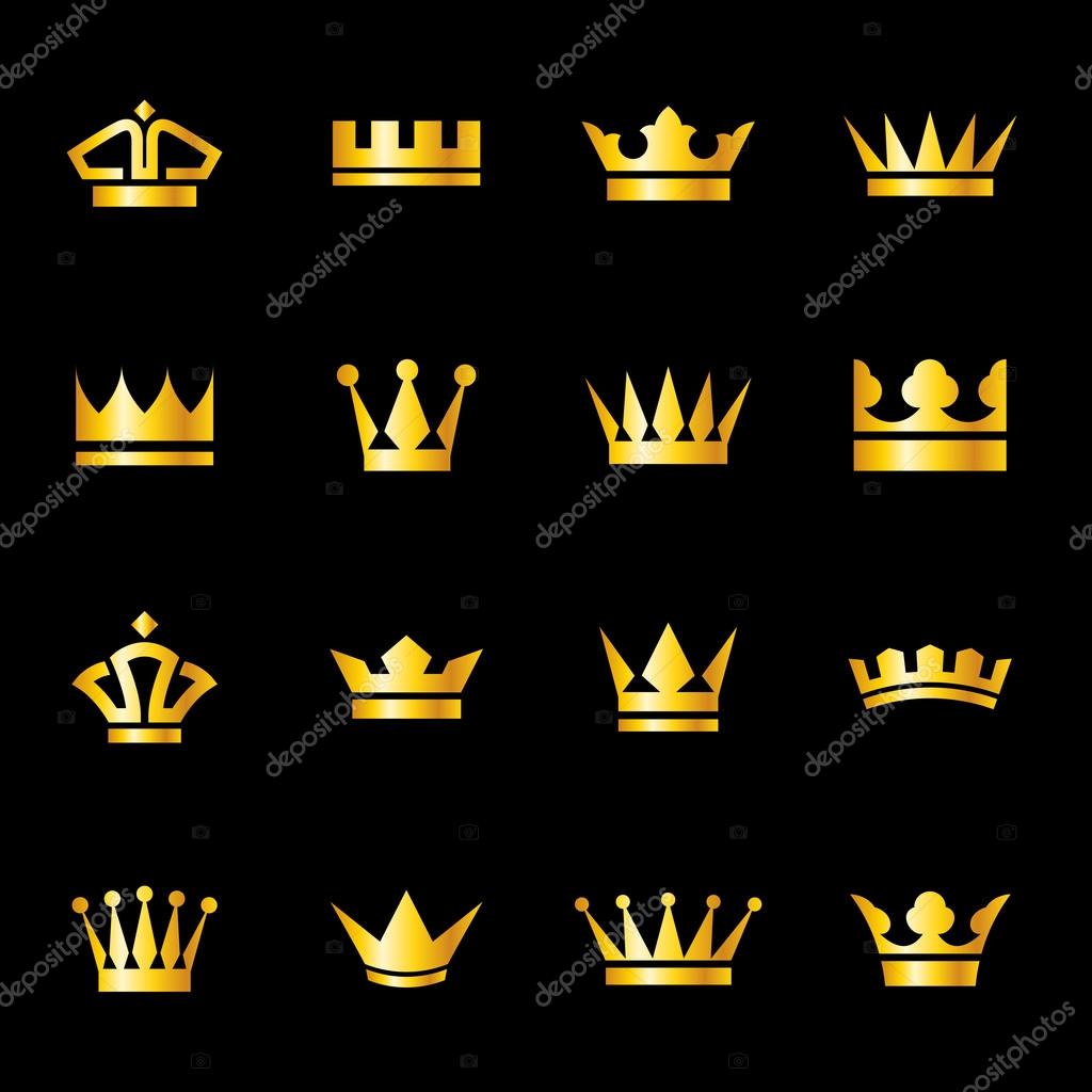 Set of icons crowns Stock Vector Image by ©dvargg #72843293