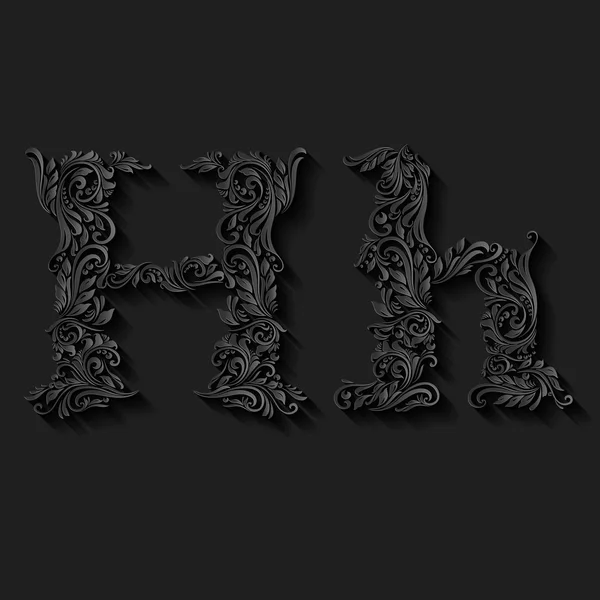 ᐈ Ornate letter h stock vectors, Royalty Free ornate h illustrations ...