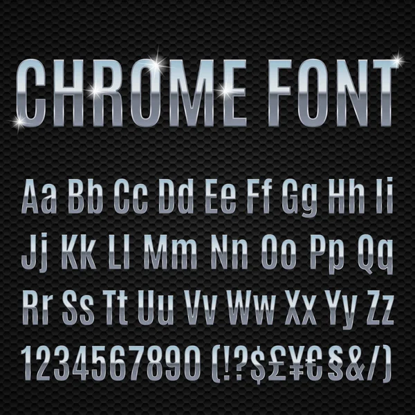 Chrome alphabet letters, Royalty-free Chrome alphabet letters Vector ...