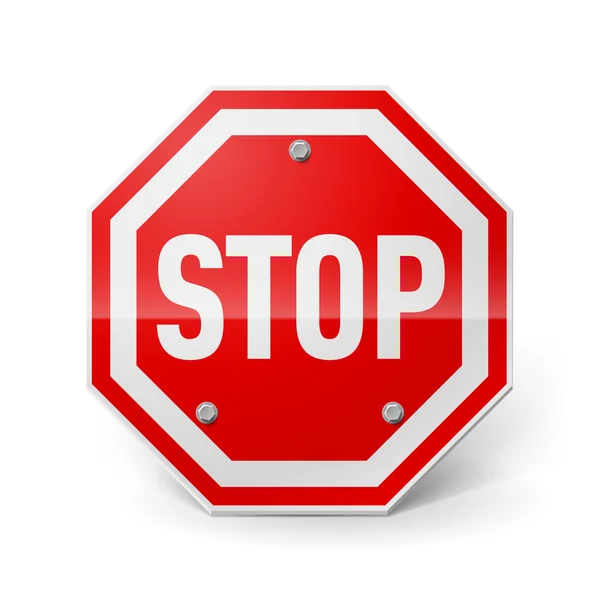 Vector illustration of Stop sign Stock Vector Image by ©Grounder #24580417