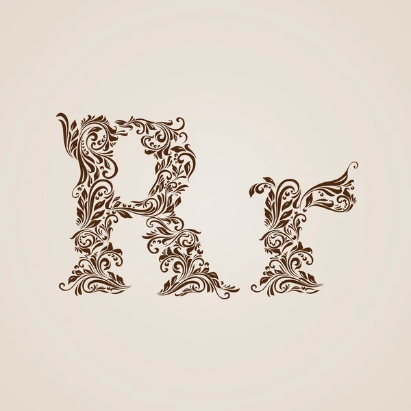 Letra r bonita imágenes de stock de arte vectorial | Depositphotos