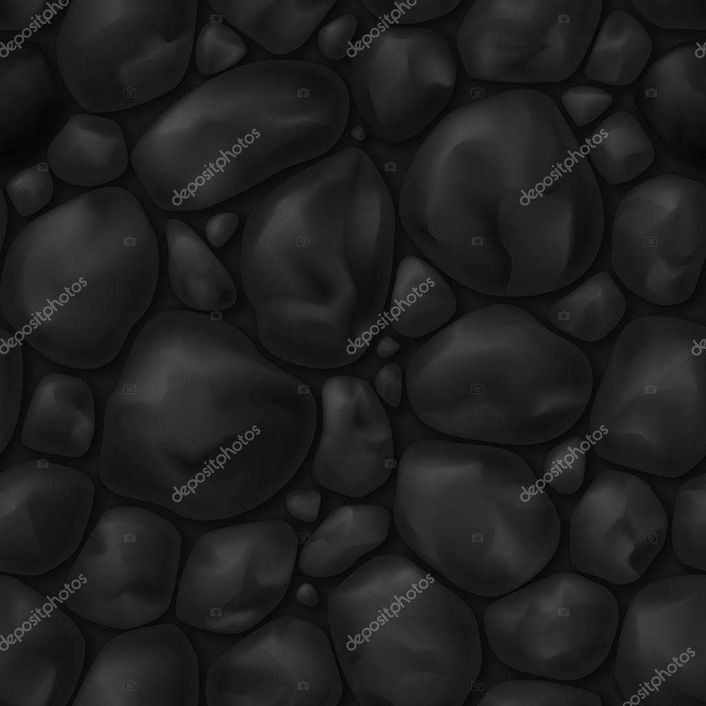 Texture seamless black stone for game interface Stock Vector by ©dvargg ...