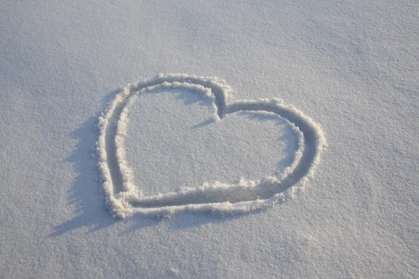 Snow heart Stock Photos, Royalty Free Snow heart Images | Depositphotos