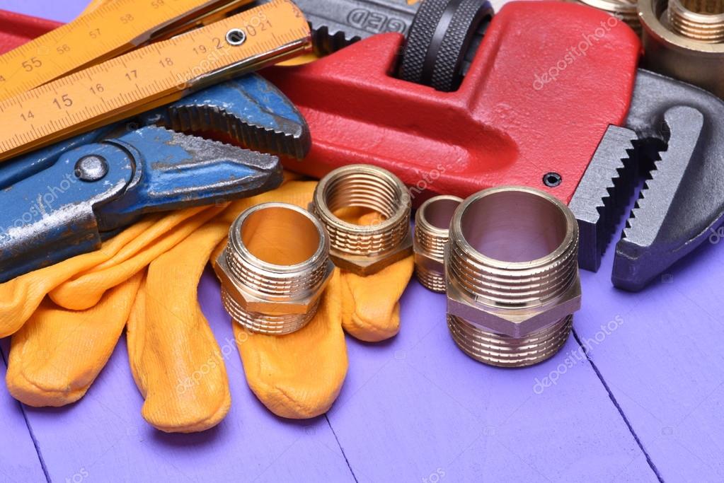 Tools and plumbing accessories Stock Photo by ©Zetor2010 100367966