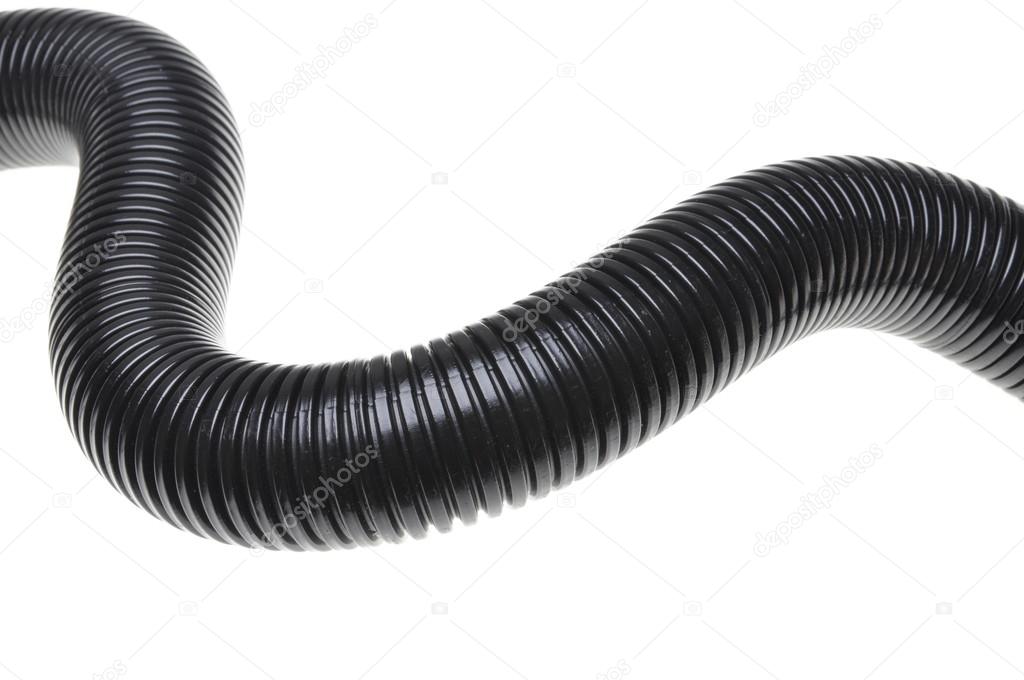 Black plastic corrugated pipe Stock Photo by ©Zetor2010 55537079